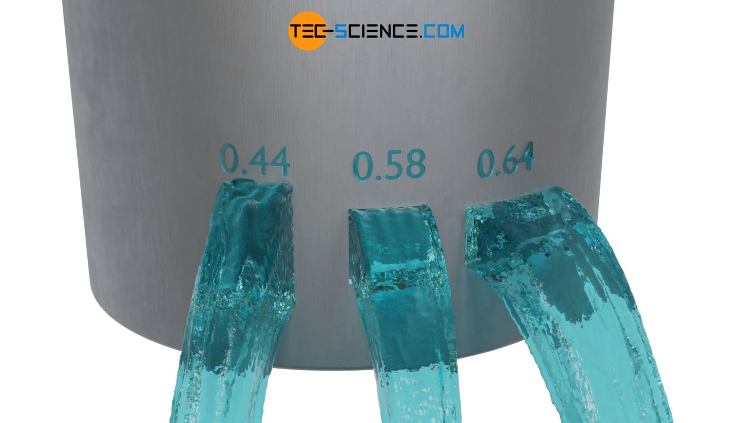 Discharge of liquids (Torricelli’s law) | tec-science